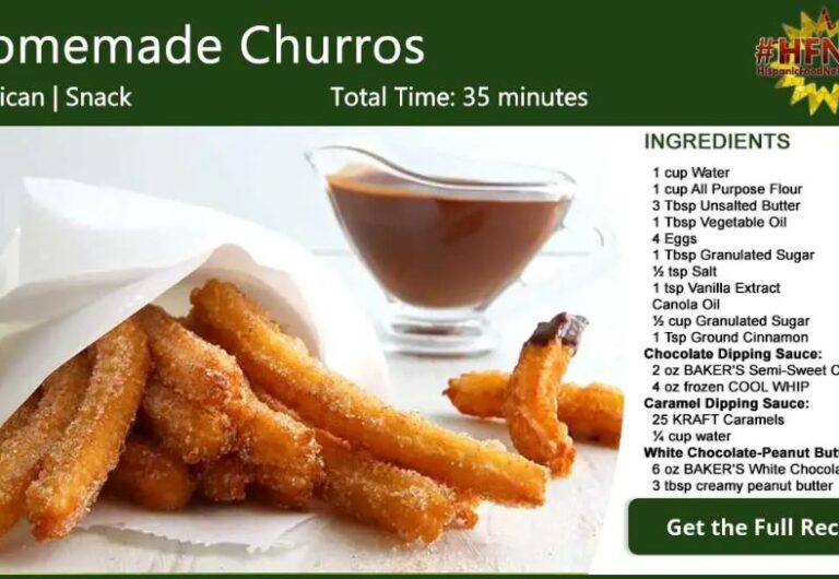 Churros Recipe With Ingredients [How to Cook]