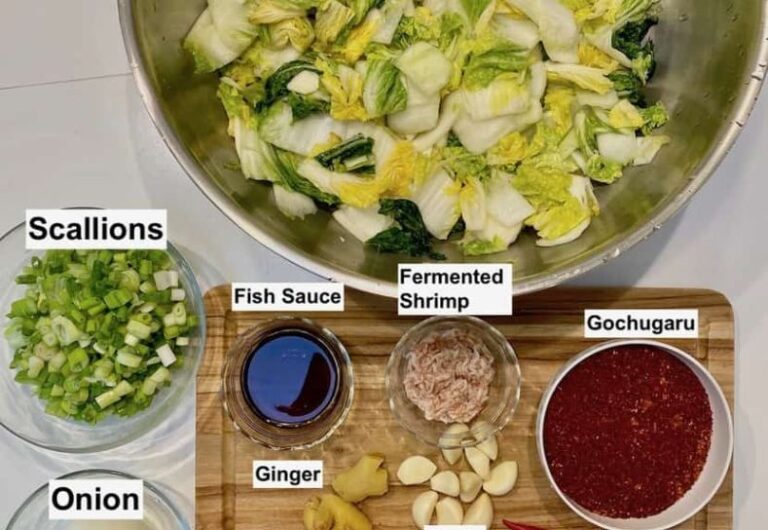 Kimchi Recipe With Ingredients [How to Cook]
