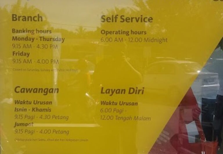 Maybank Opening Hours With Holidays [Malaysia]