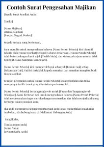 Surat Pengesahan Majikan dengan Format & Contoh