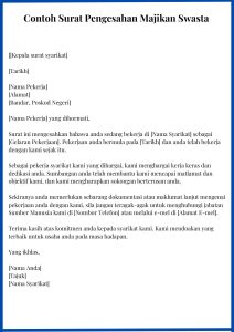 Surat Pengesahan Majikan dengan Format & Contoh